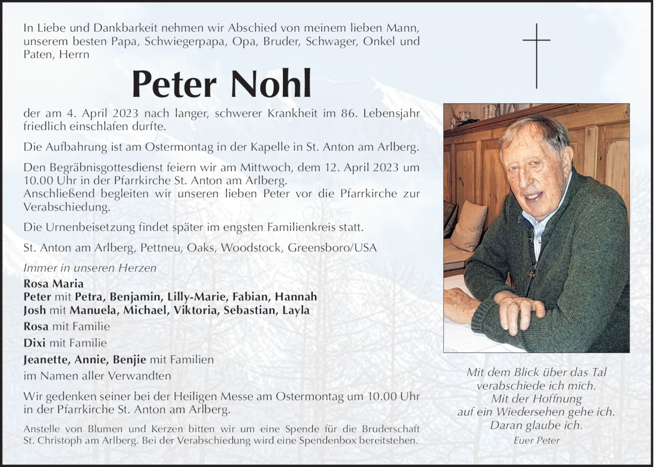 undefined von Peter Nohl vom 04.04.2023 | Tiroler Tageszeitung