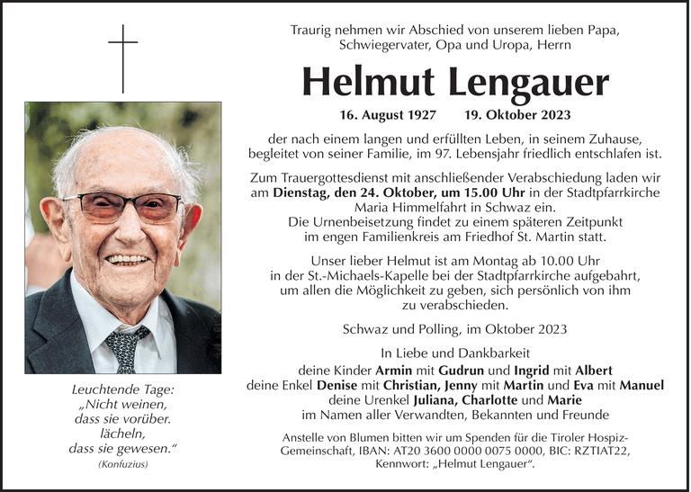 undefined von Helmut Lengauer vom 19.10.2023 | Tiroler Tageszeitung